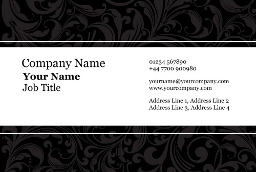 Fancy Class Business Card Design